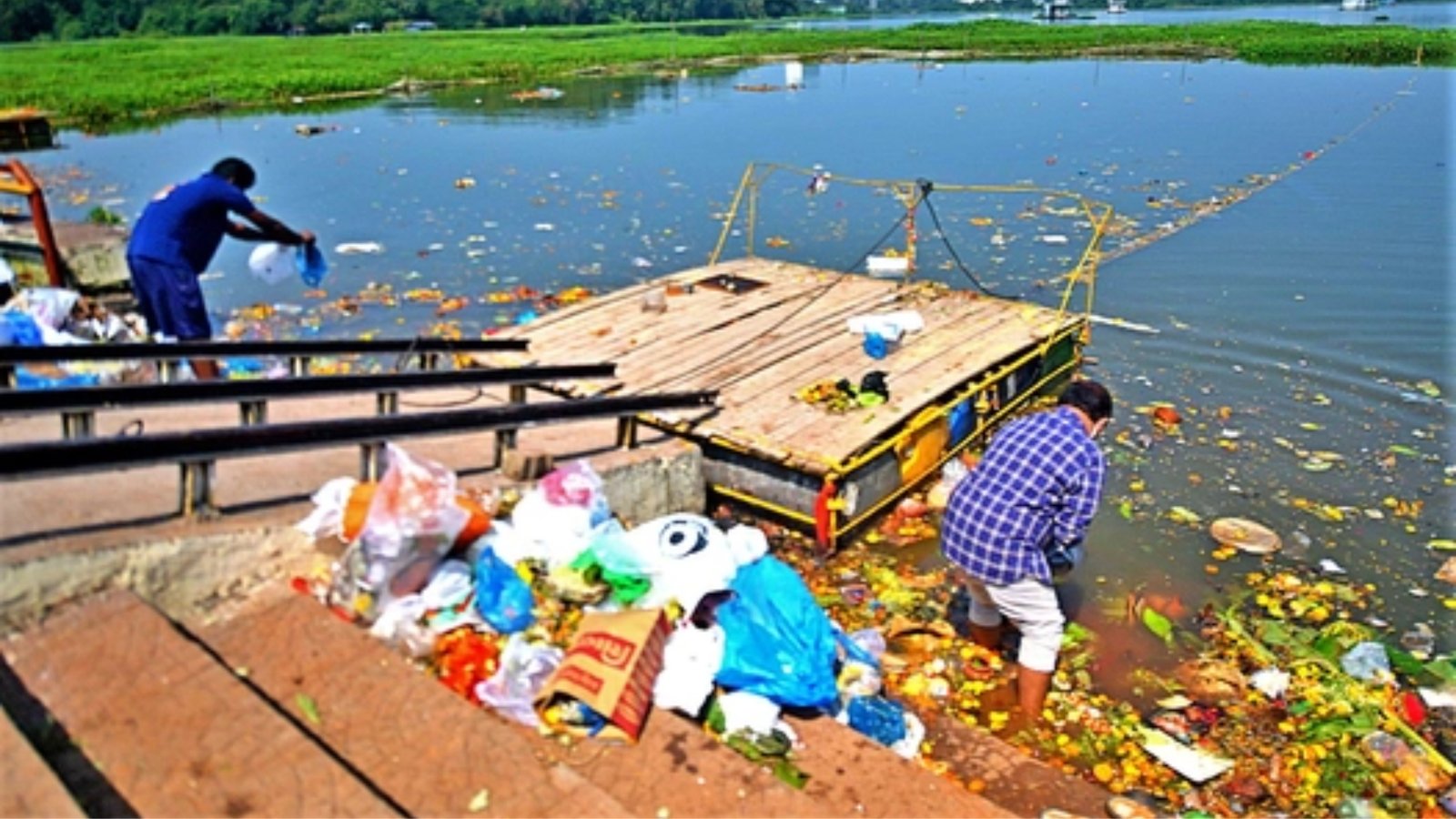 Powai Lake Cleanup And Recycling Of Waste : Earth5R